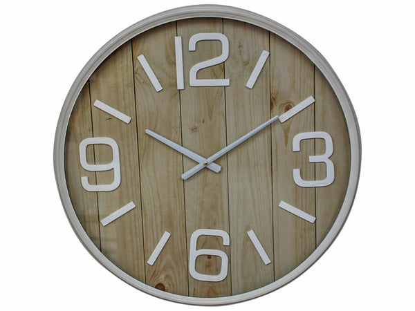 Large Round Wall Clock Hampton Style Coastal Beach 60cm – Belle Living